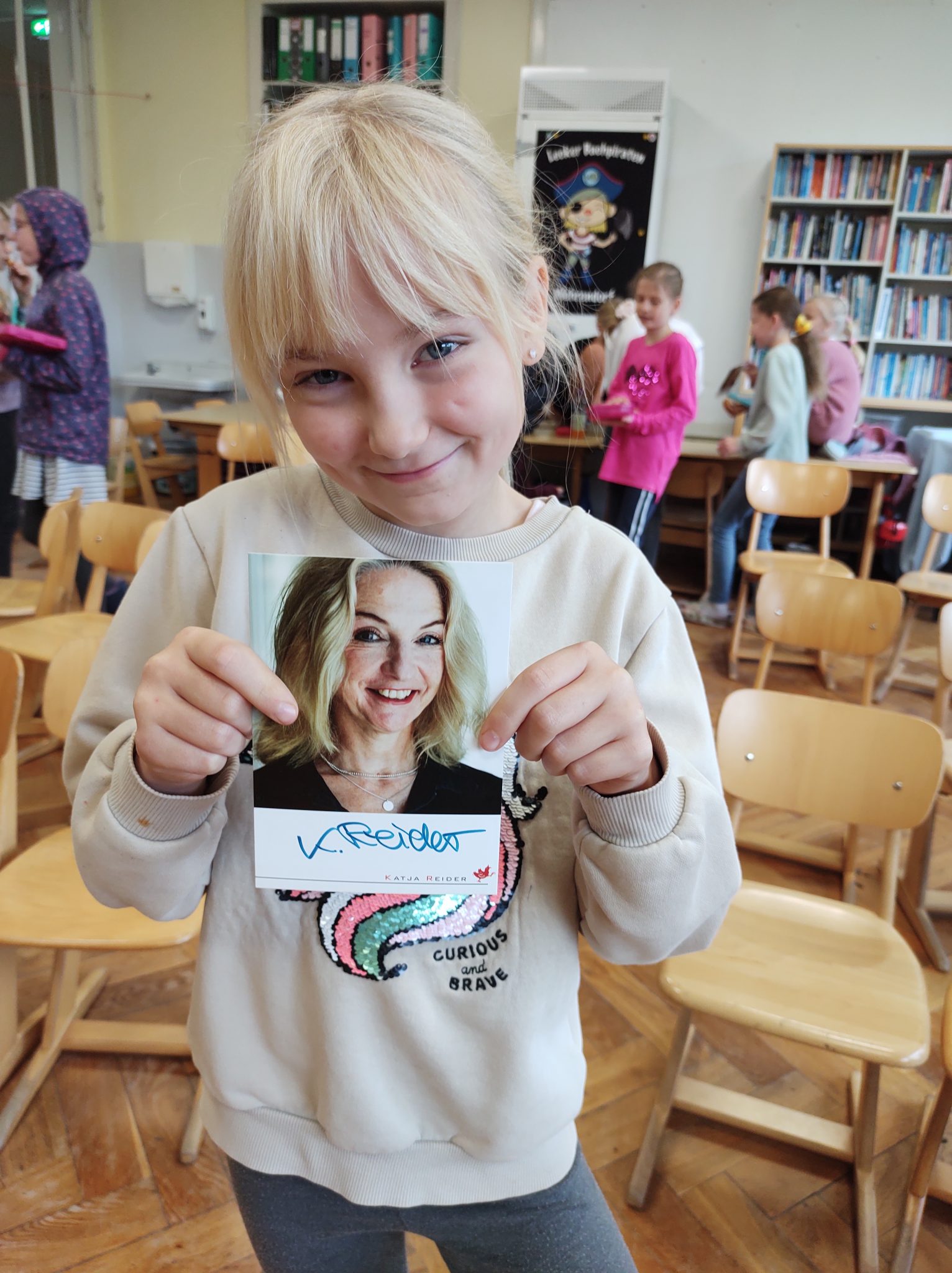 Die Kinderbuchautorin Katja Reider besucht die Grundschule Wehrendorf ...